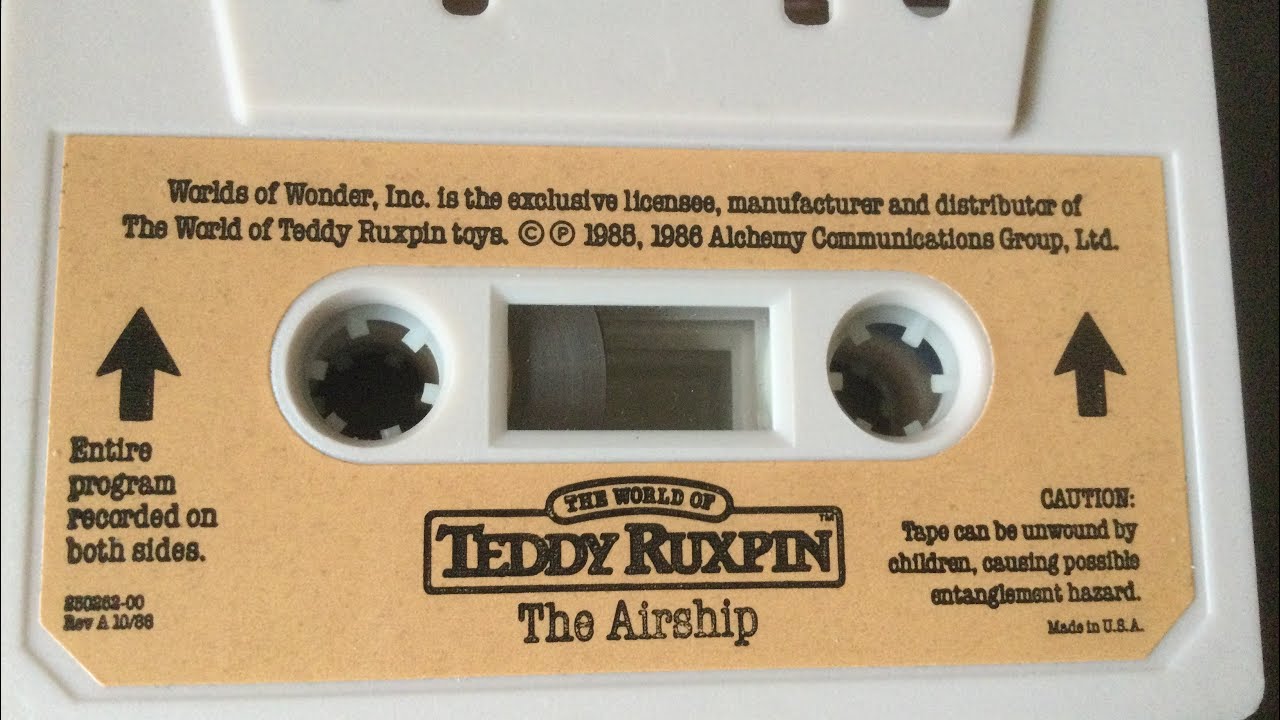 Teddy Ruxpin The Airship FULL TAPE - YouTube
