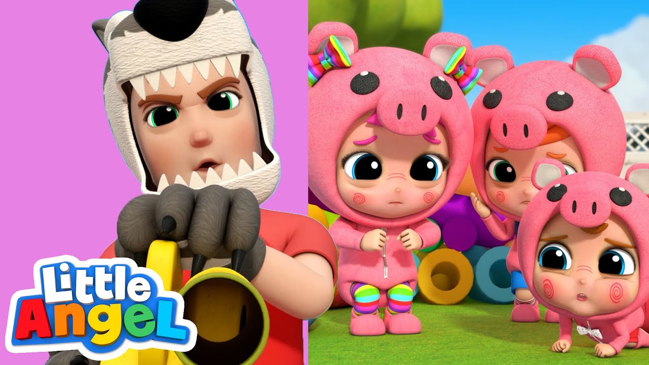 Story Time: 3 Little Pigs | Family Time | Little Angels Kids Cartoons ...