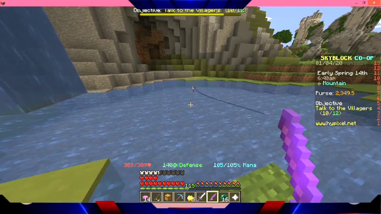 live minecraft hypixel skyblock coop - YouTube