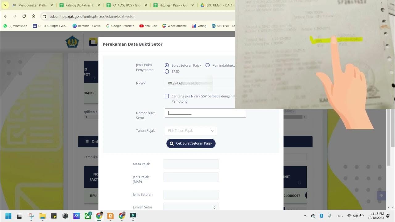 Tutorial Input Bukti Perekaman Pajak di Ebupot - YouTube