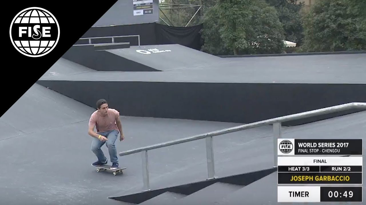 Joseph Garbaccio: 1st Final Skateboard Street Pro - FISE World Series ...