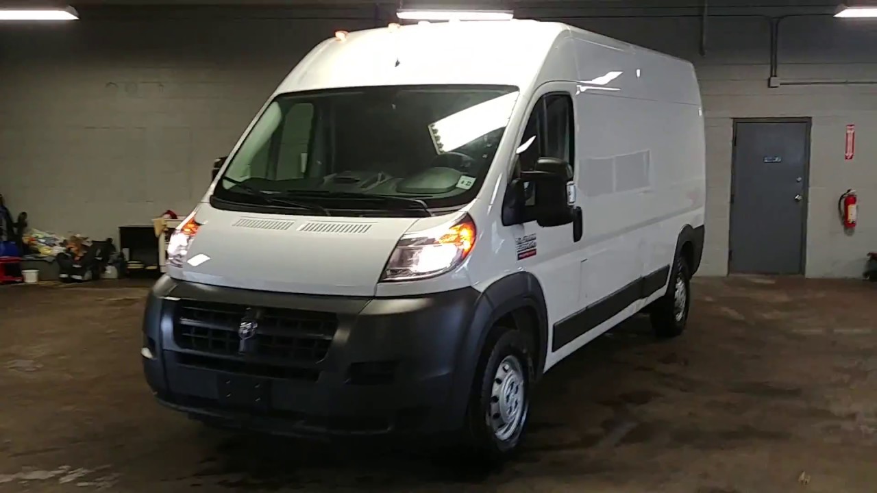 2017 Ram ProMaster Cargo Van 2500 SERIES LONG WHEEL BASE - YouTube