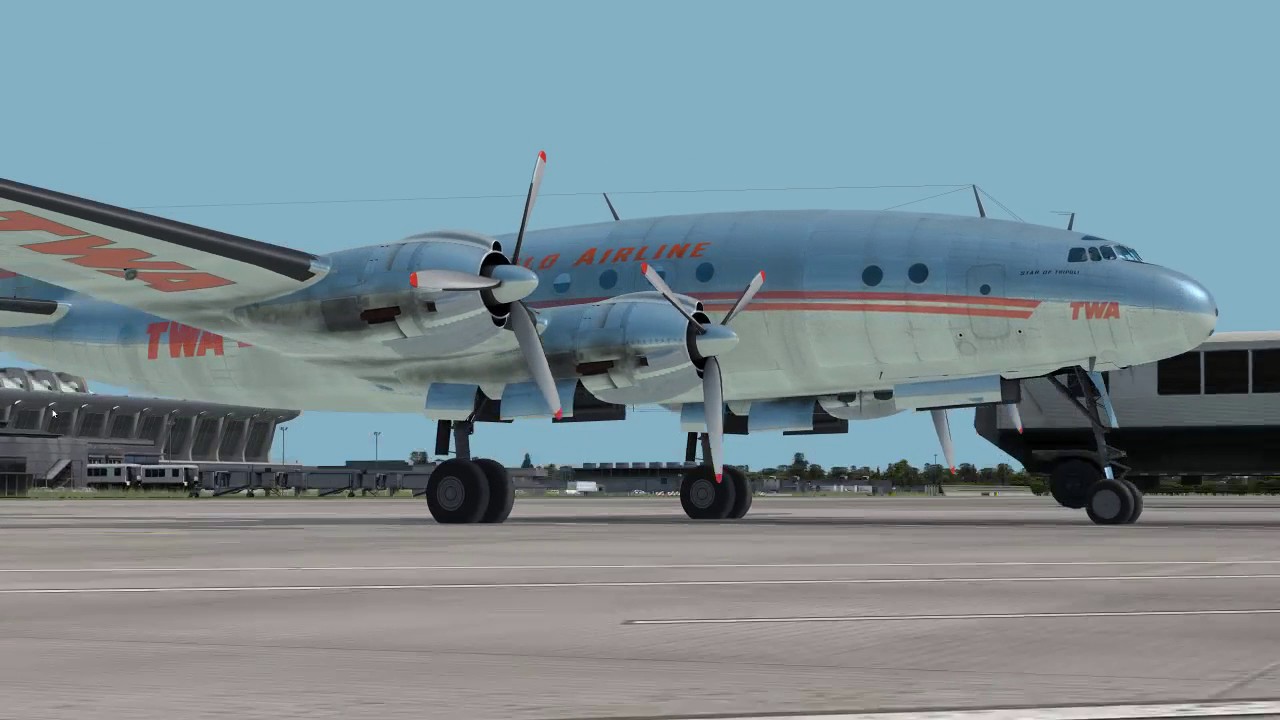 P3D: Enjoying flying a Classical Bird. A2A Connie - YouTube