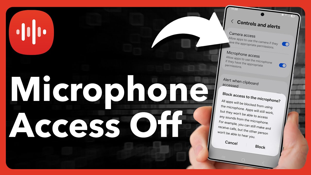 How To Turn Off Microphone Access On Android - YouTube