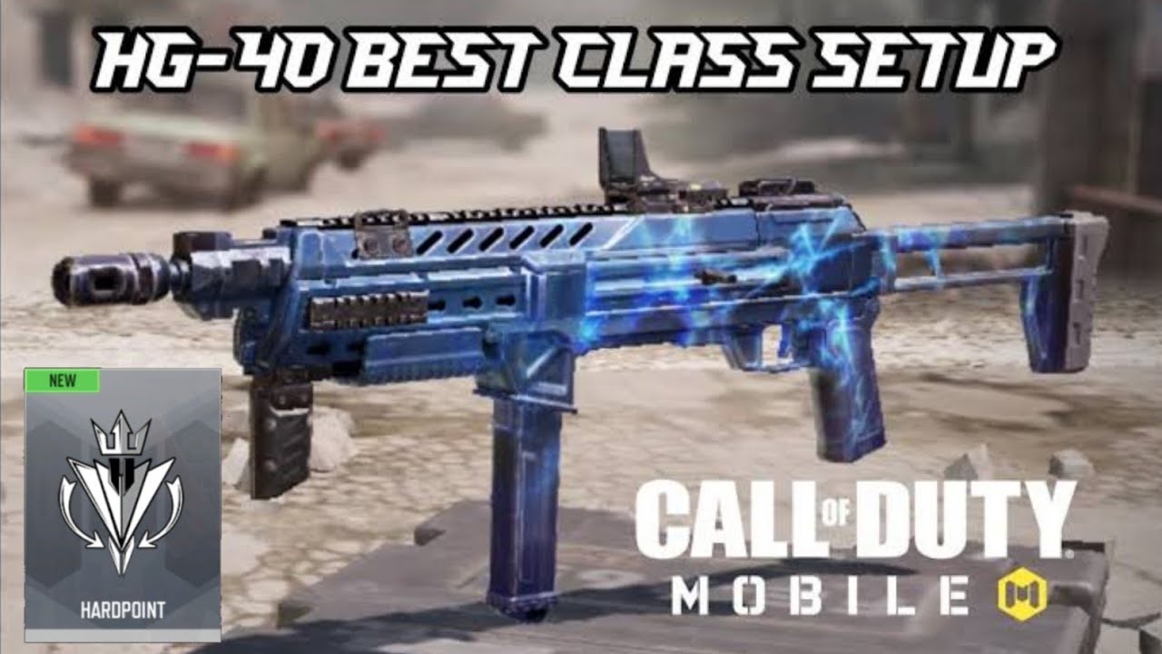 Best HG 40 SMG setup for (Rank Game) HARDPOINT in Call of Duty Mobile ...