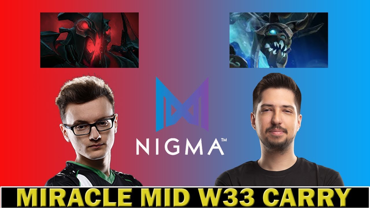 Duo Nigma Miracle and Nigma W33 Destroying Pub Games Dota 2 - YouTube