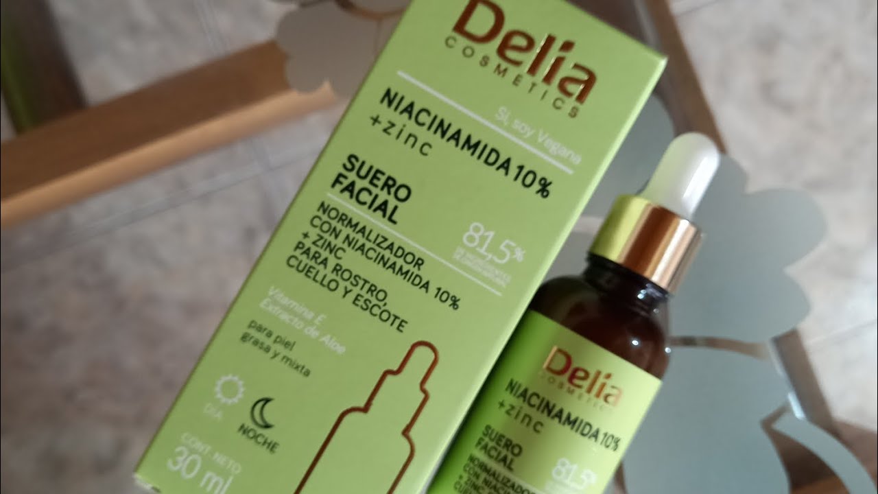 Niacinamida 10% + Zinc Delia Cosmetics (Tiendas D1 😍) - YouTube