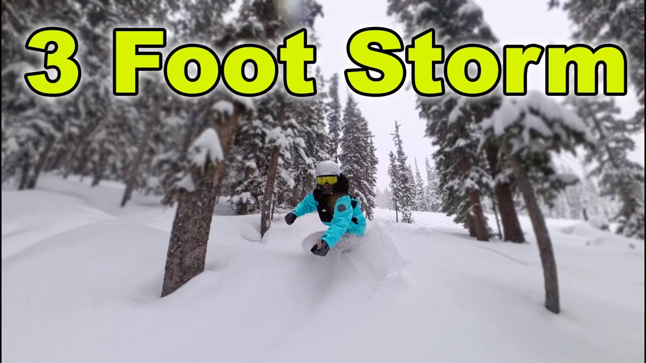 The Snow Storm That Started The Ski Season - YouTube