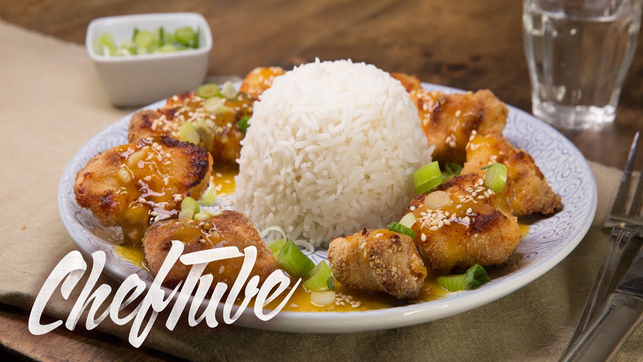 Como Cocinar Pollo ala Naranja al Horno con Sesamo - Receta en la ...