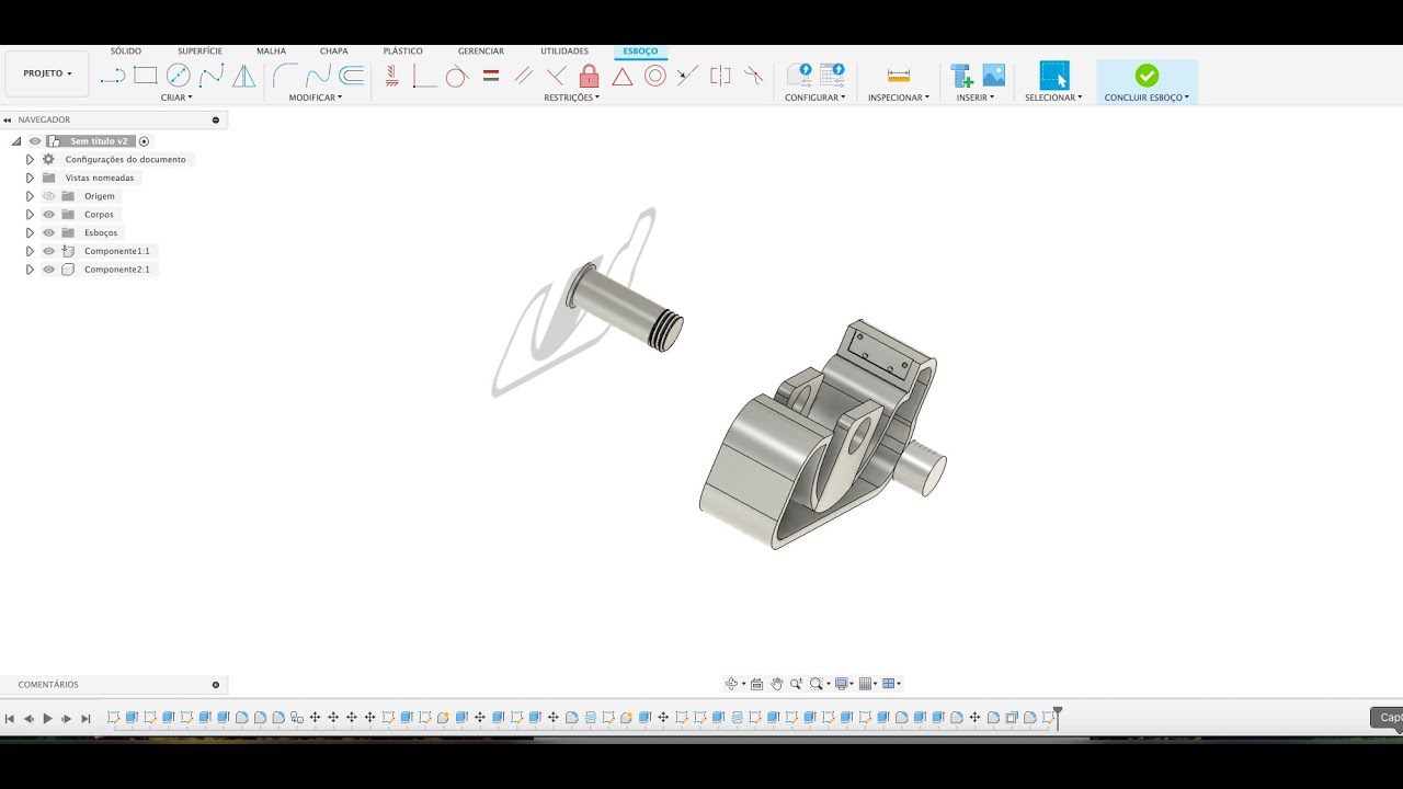 modeling with fusion 360 - YouTube