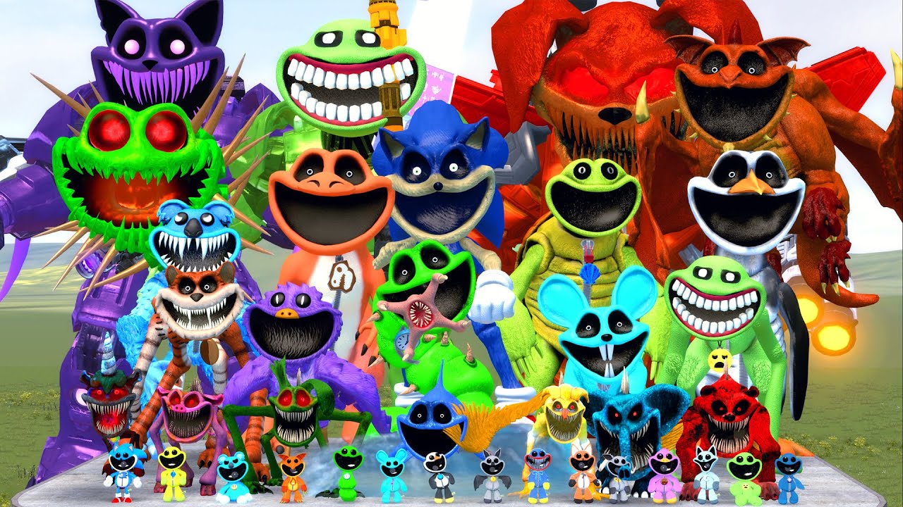 EVOLUTION OF FORGOTTEN SMILING CRITTERS CATNAP, DOGNAP POPPY PLAYTIME ...