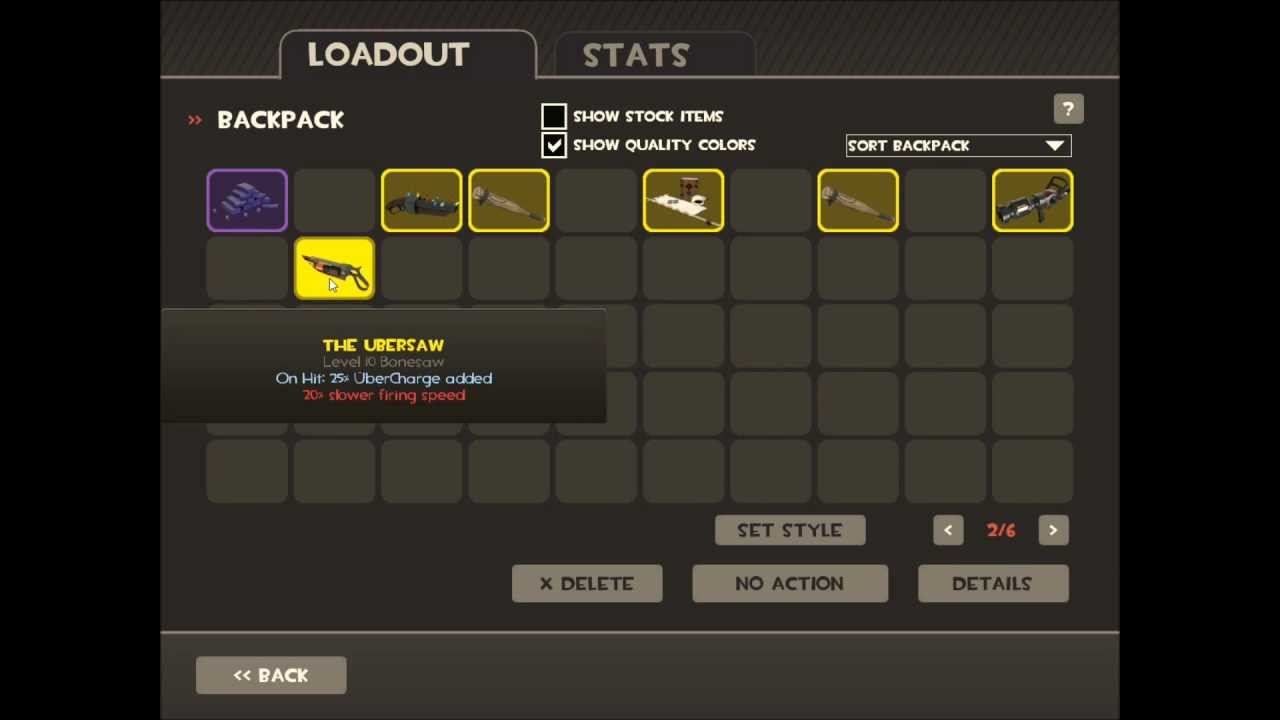 My Team Fortress 2 Backpack - YouTube