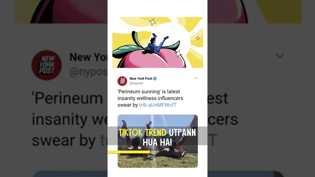 One Minute Take On Perineum Sunning - YouTube