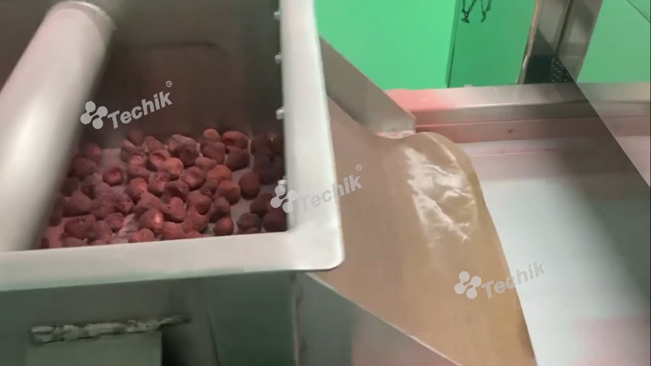 Frozen Strawberry Fruit X-ray Inspection System - YouTube