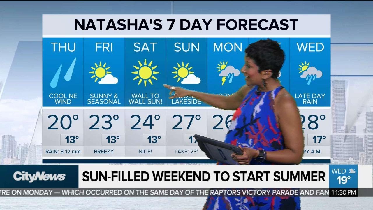 Sun-filled weekend to kick off summer - YouTube