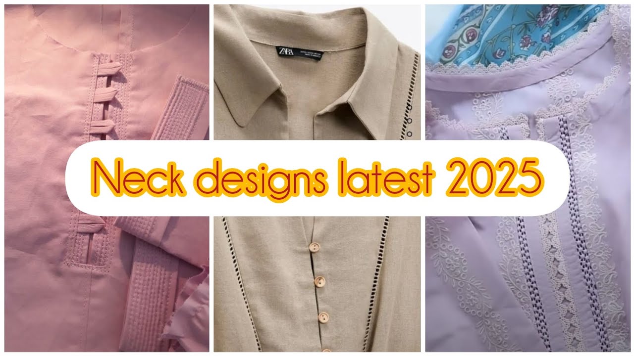 New and stylish shirt neck designs 2025 || new fashion neck designs ...