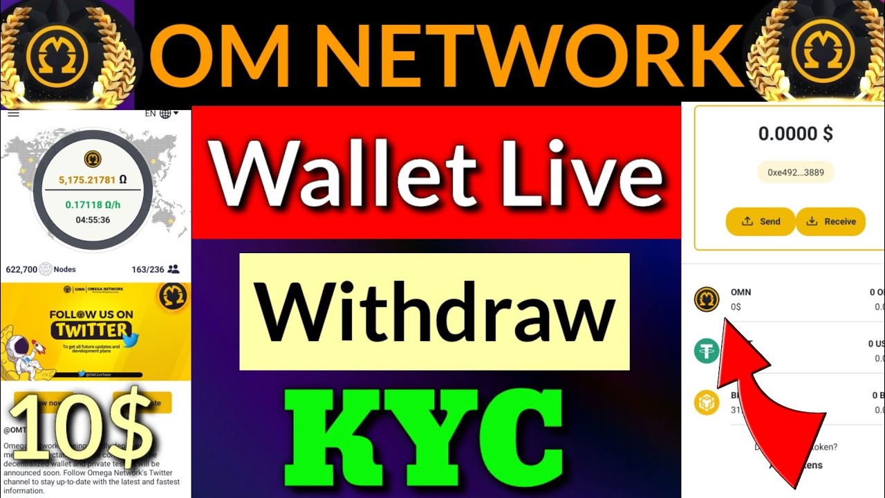 OM Coin Withdraw &Wallet Live new Update|Omega network new update|Om ...