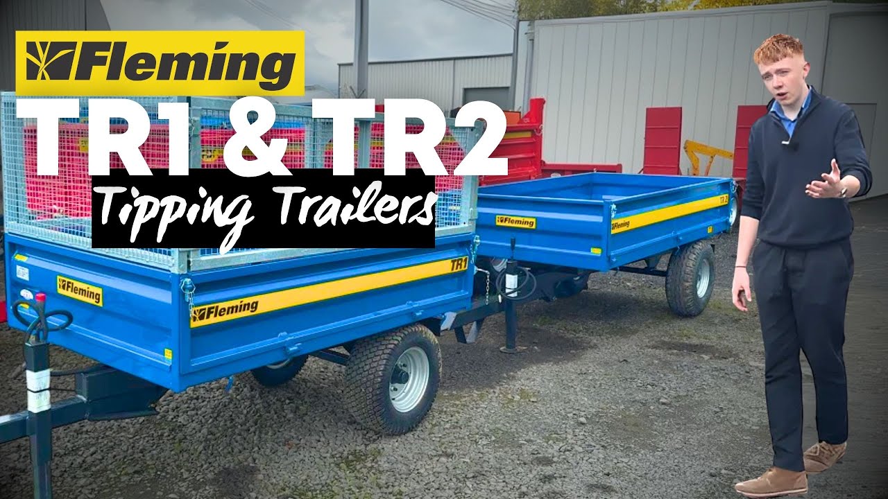 Fleming Tipping Trailers (TR1 & TR2): Versatility for Your Farm - YouTube