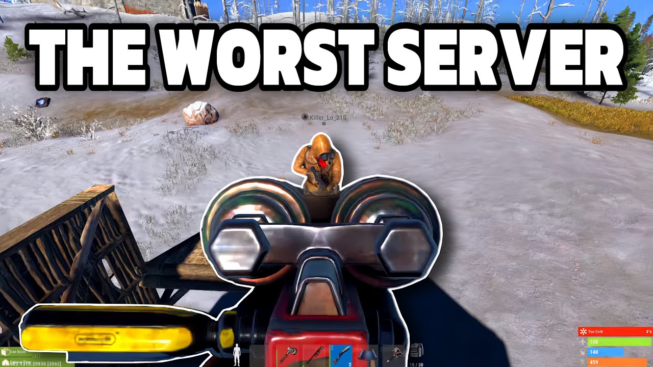 The Worst Server I’ve Ever Played - Rust Console Editon - YouTube
