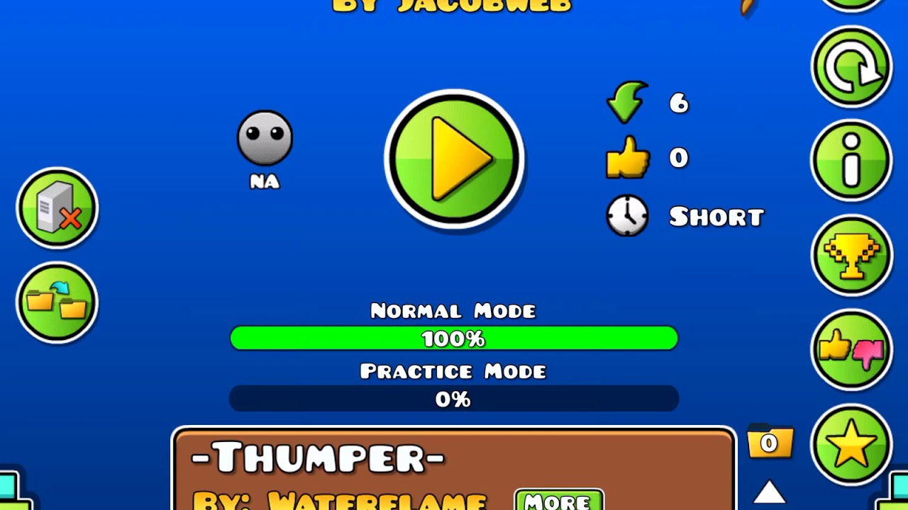 My geometry dash logo - YouTube