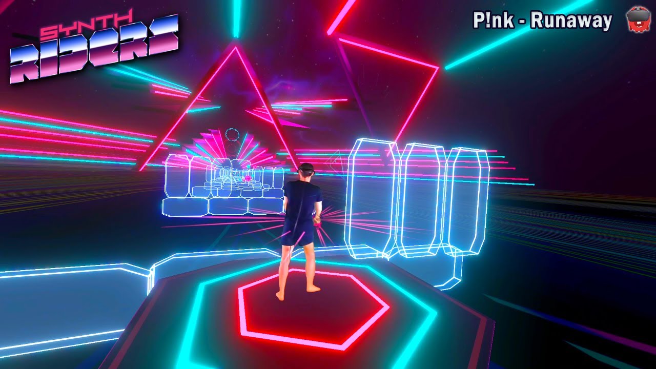 Synth Riders: Pink - Runaway | Mixed Reality | Master - YouTube