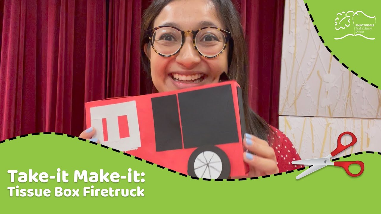 Take-it Make-it: Tissue Box Firetruck - YouTube