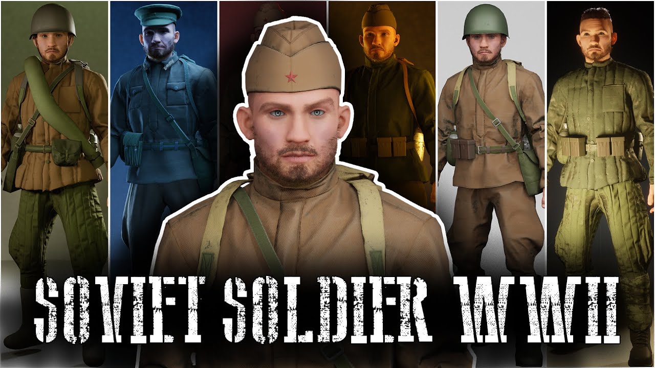 Soviet Meta Soldier WW2. Modular and Customizable. - YouTube
