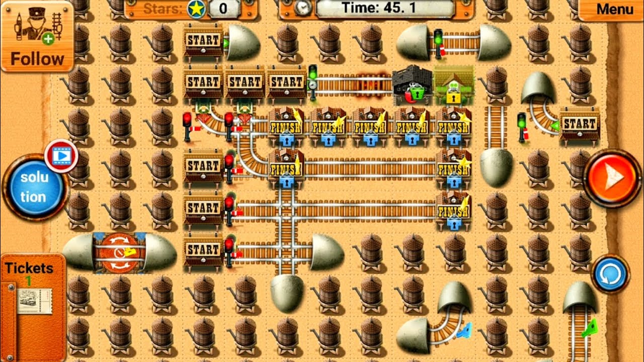 Train Line Maze - Rail Maze 2 - Train Puzzle Game - Android Gameplay ...