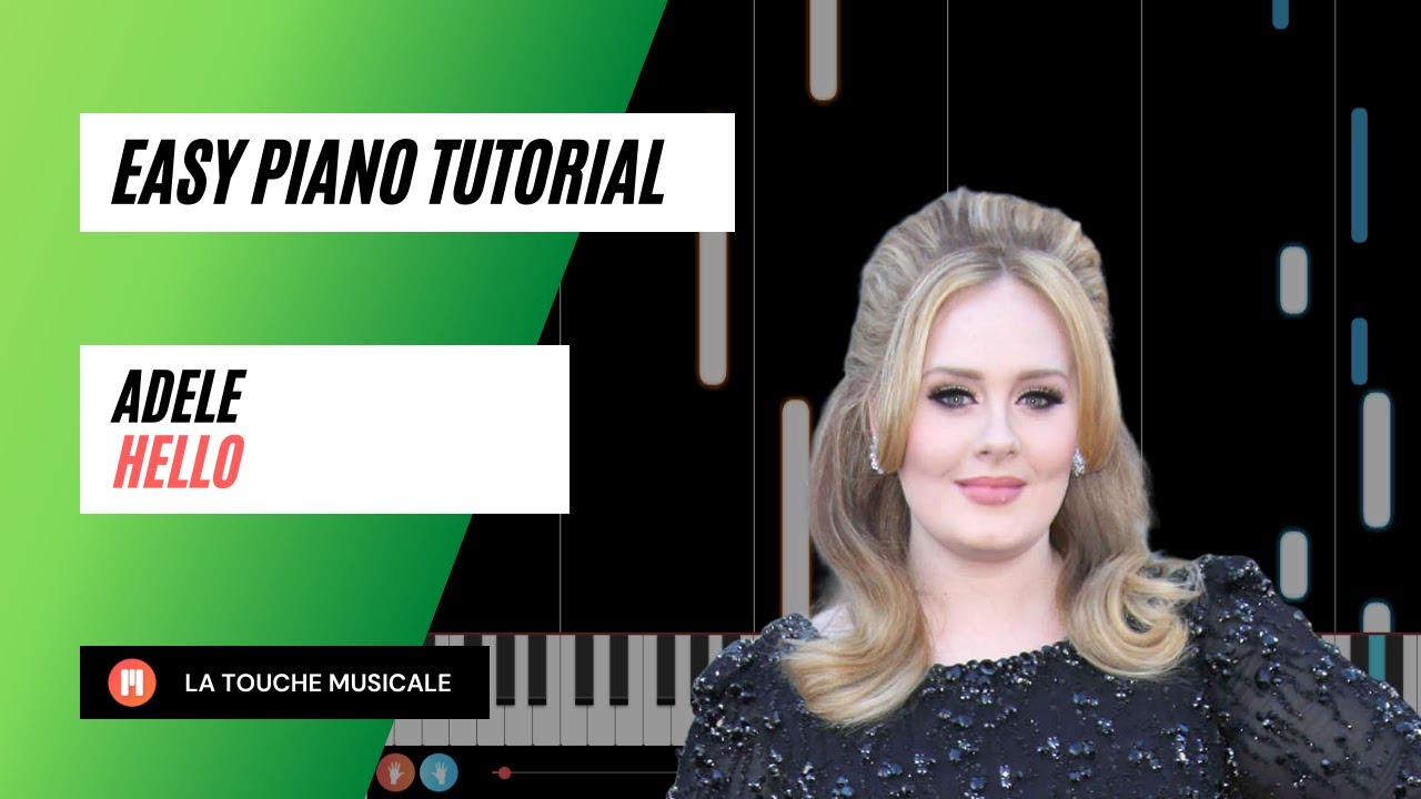 Hello by Adele Easy Piano Tutorial - YouTube