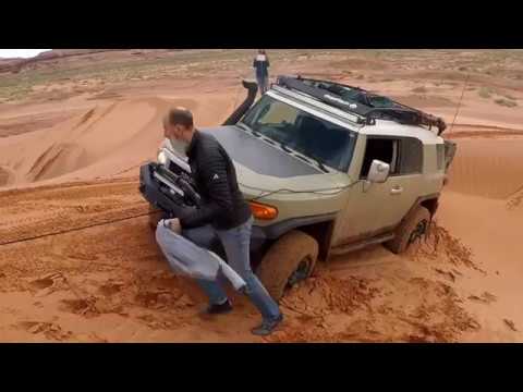 WHITE WASH SAND DUNES OFF ROAD TOYOTA FJ,4RUNNER PART 2 - YouTube