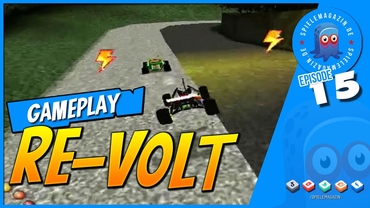 Lets Play Re-Volt | PS1 Gameplay | 1999, Acclaim | No Comment (Retro ...