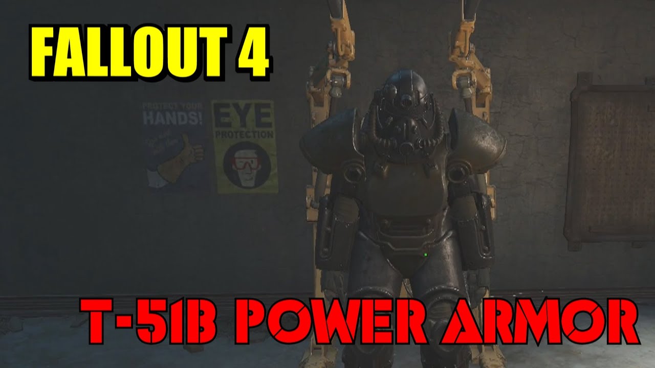 Fallout 4 - Kde najít T-51b Power Armor - YouTube