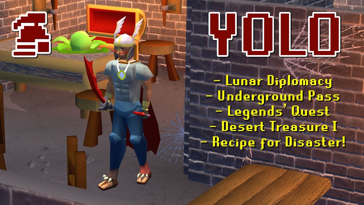 The Iconic Quest Extravaganza - YOLO Episode 5 - OSRS HCIM - YouTube