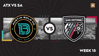 Austin Bold FC vs. San Antonio FC: July 31, 2021 by @USL Championship ...
