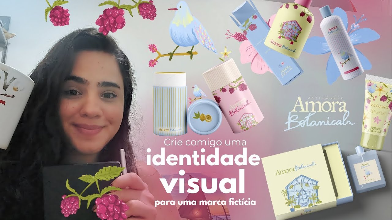 CRIANDO UMA IDENTIDADE VISUAL COMIGO (processo criativo, branding ...