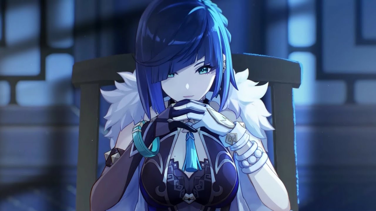 Genshin Impact. Yelan's story quest. ''Regrator' 9th of the Fatui ...