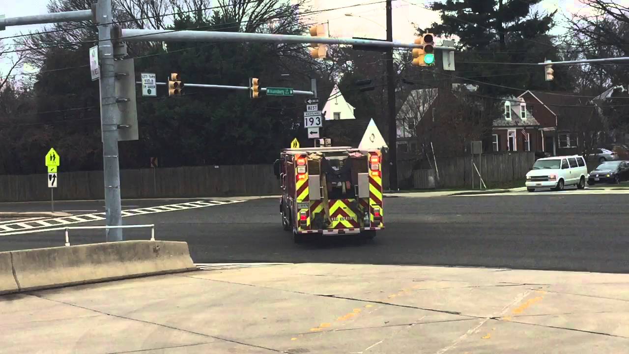 2008 MCFRS Paramedic Engine 716 & Ambulance 716 Responding To Cardiac ...