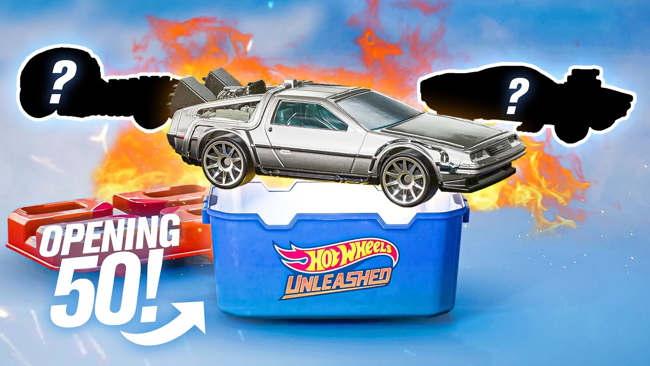 Hot Wheels Unleashed - Opening 50 Blind Boxes!? - YouTube
