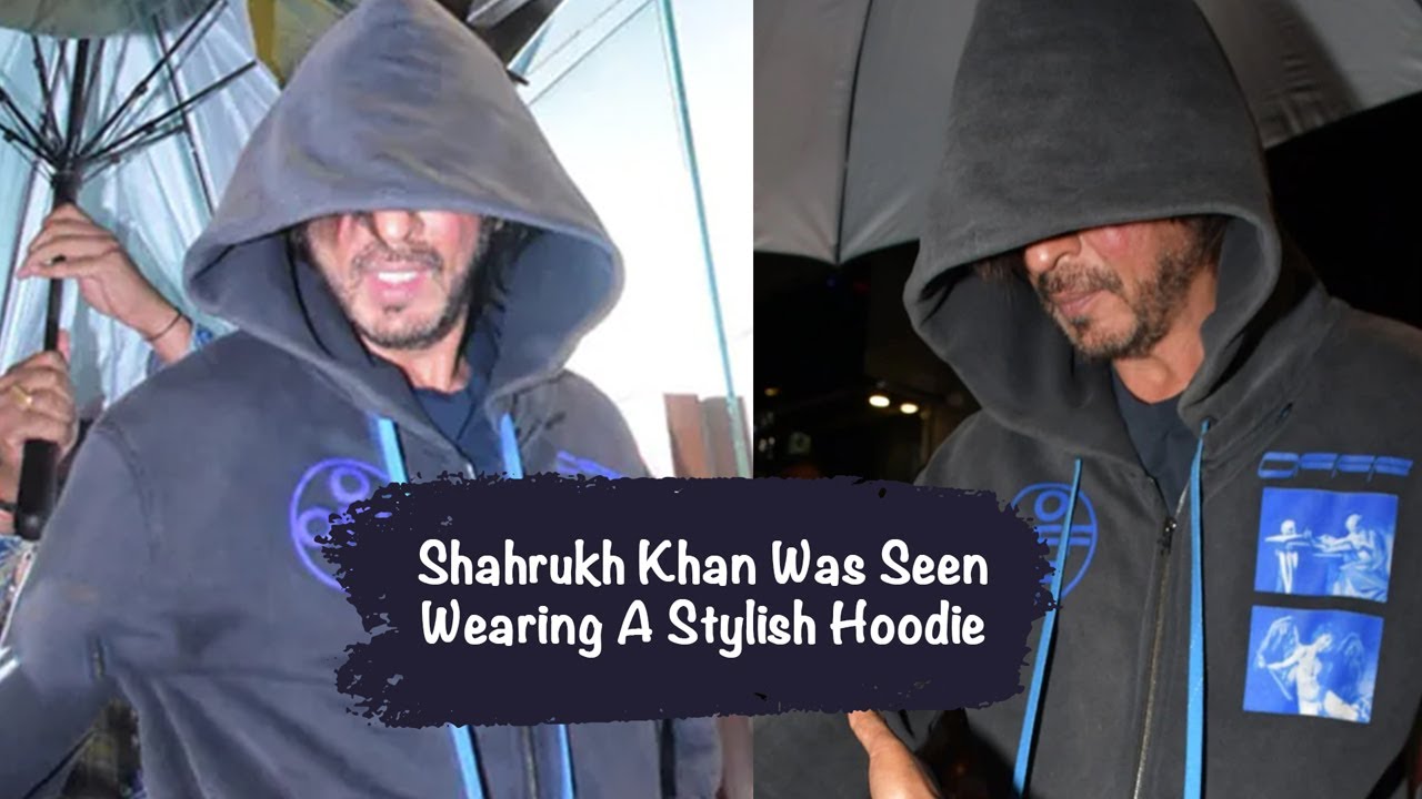 Shahrukh Khan Spotted In A Stylish Hoodie | Shahrukh Khan Outing video ...