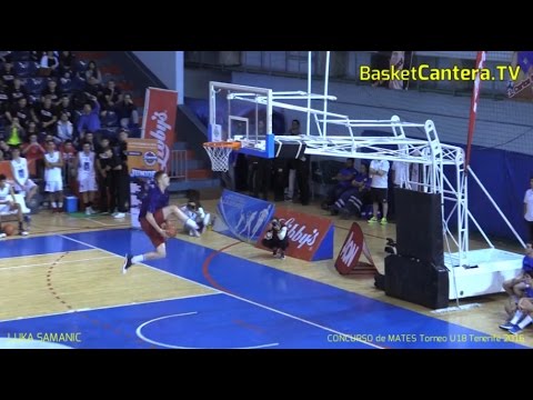 LUKA SAMANIC ('00) FC. Barcelona.- Ganador Concurso Mates Junior Tenerife 2016 (BasketCantera.TV)
