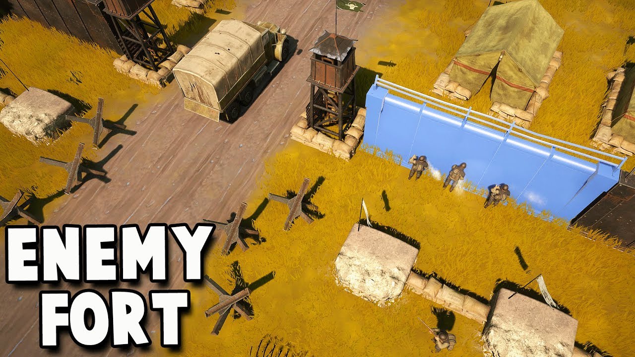 Invading the ENEMY FORT! The Great Battle Part 1 (Foxhole New Update ...