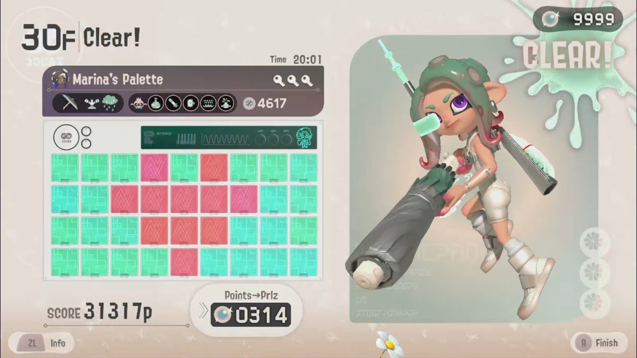 Splatoon 3 Side Order Pearlina% Palette Run - YouTube