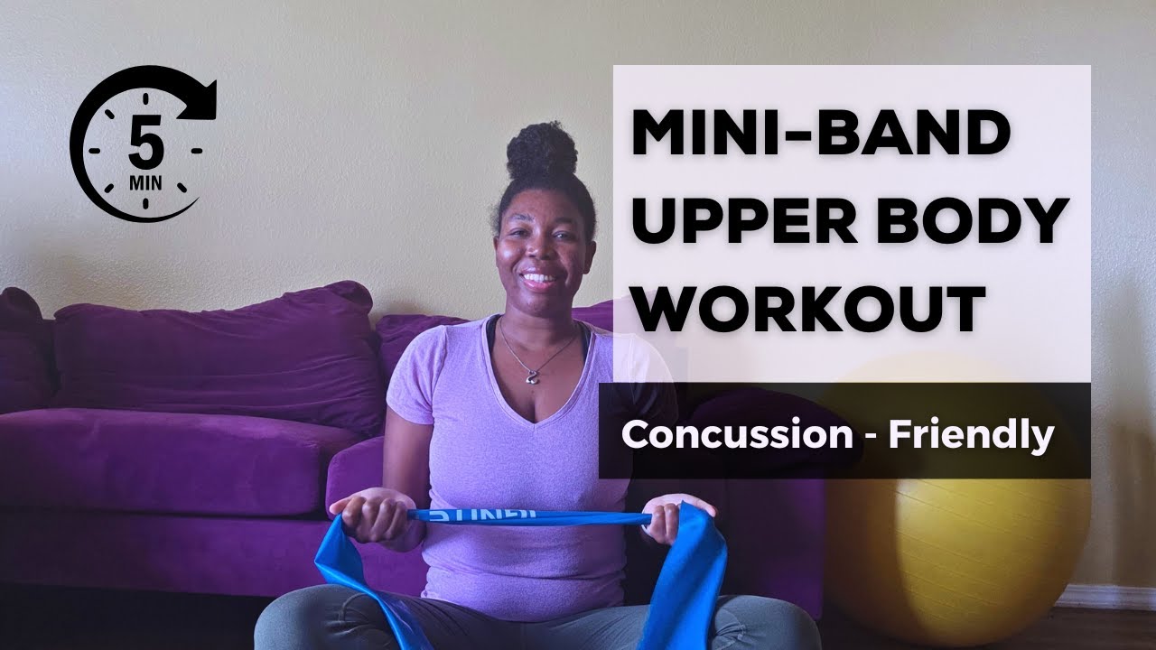 Reduce Neck & Shoulder Pain Post-Concussion (5-Minute Band Workout ...