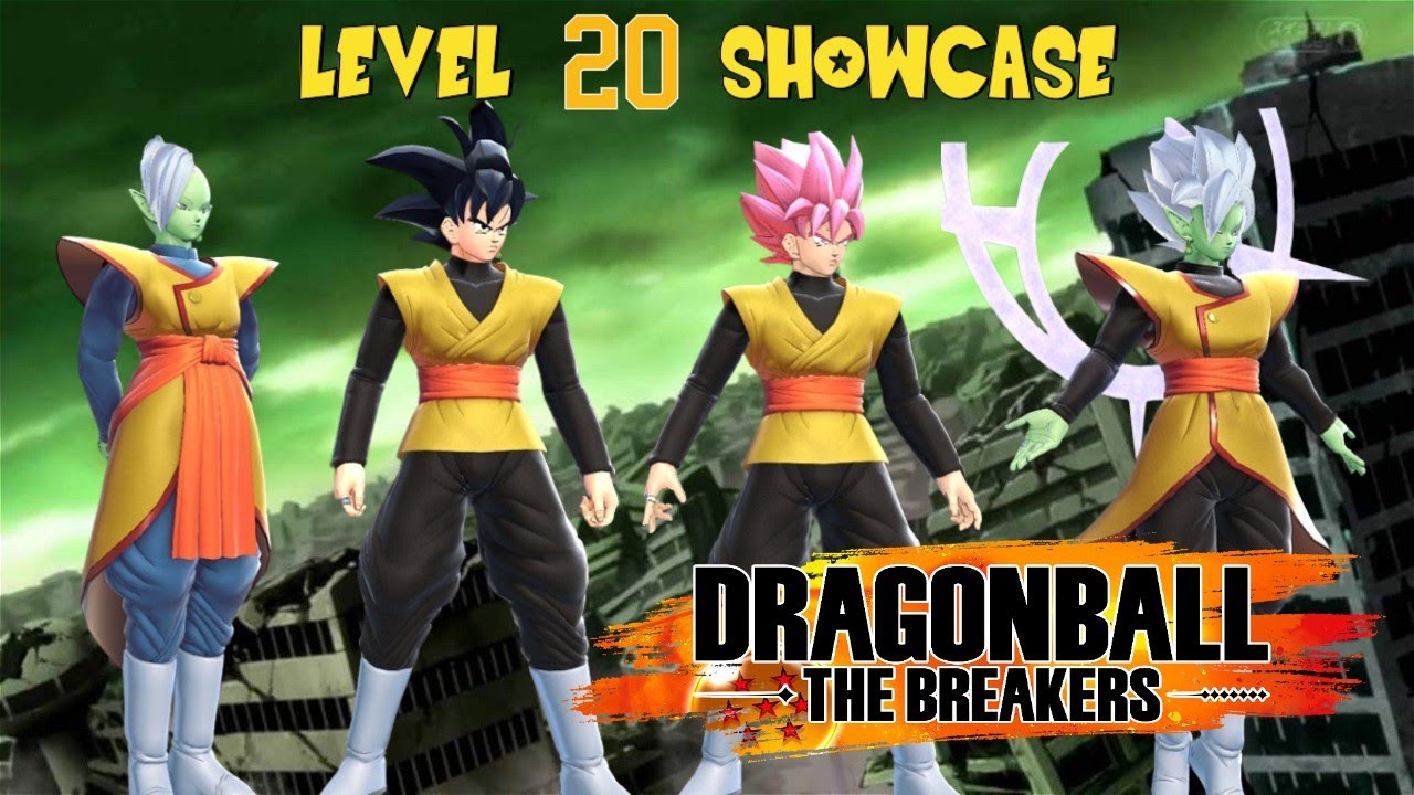 Level 20 Goku Black and Zamasu Showcase! | Dragon Ball: The Breakers ...