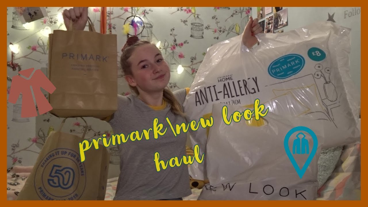 primark and new look haul! - YouTube