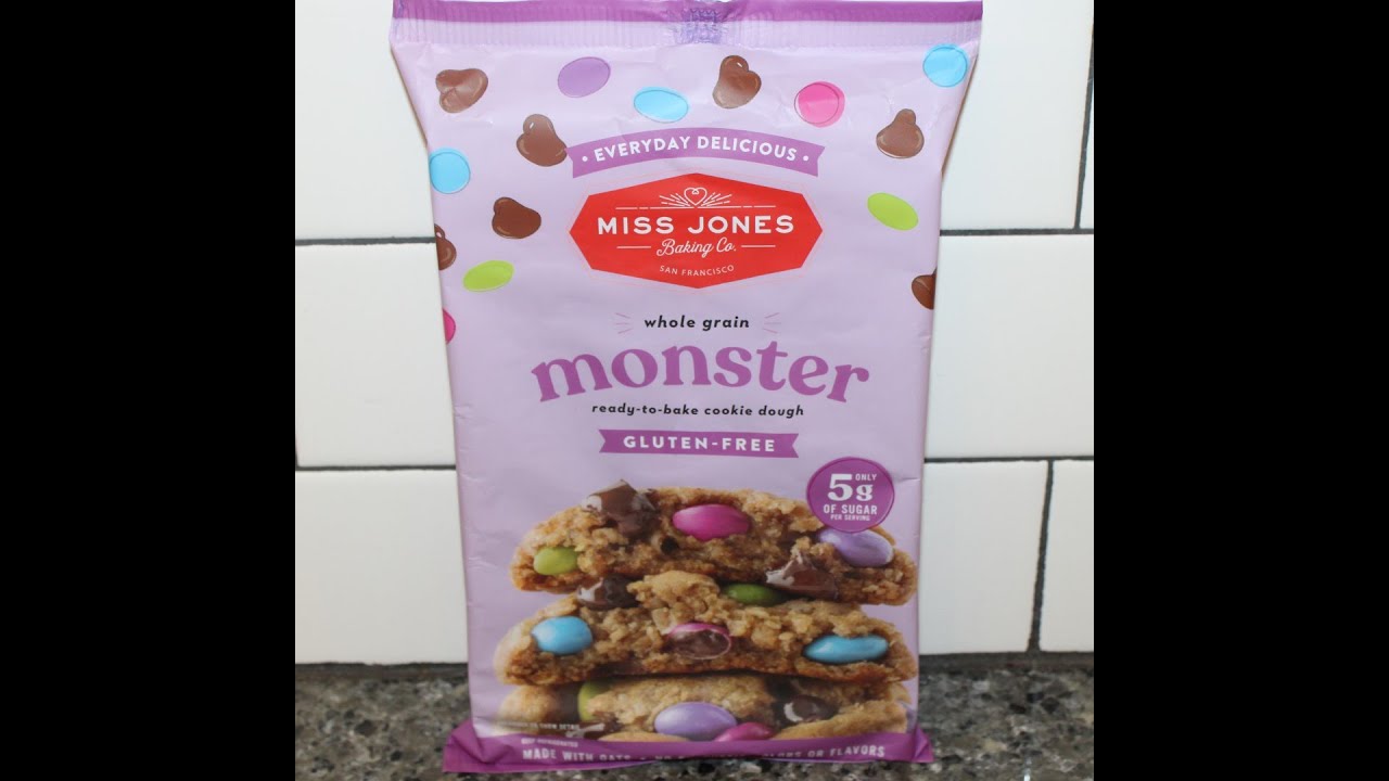 Miss Jones Baking Co Whole Grain Monster Cookie Review - YouTube