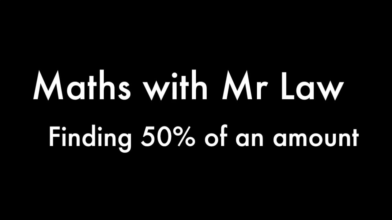 Year 6 SATs Revision Finding 50 Of An Amount YouTube year-6-sats-revision-finding-50-of-an-amount-youtube