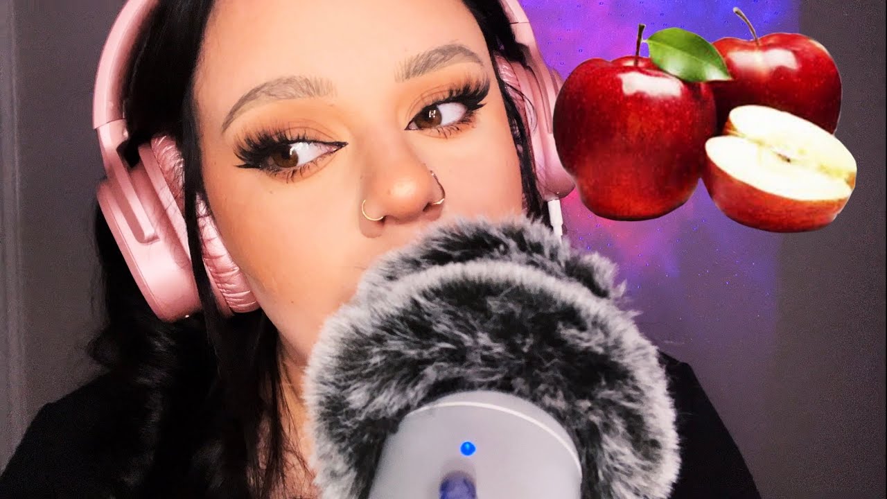 CRISPY APPLE ASMR - YouTube
