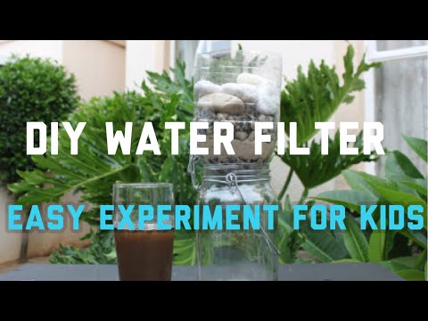 DIY water filter#use full for science experiment # - YouTube