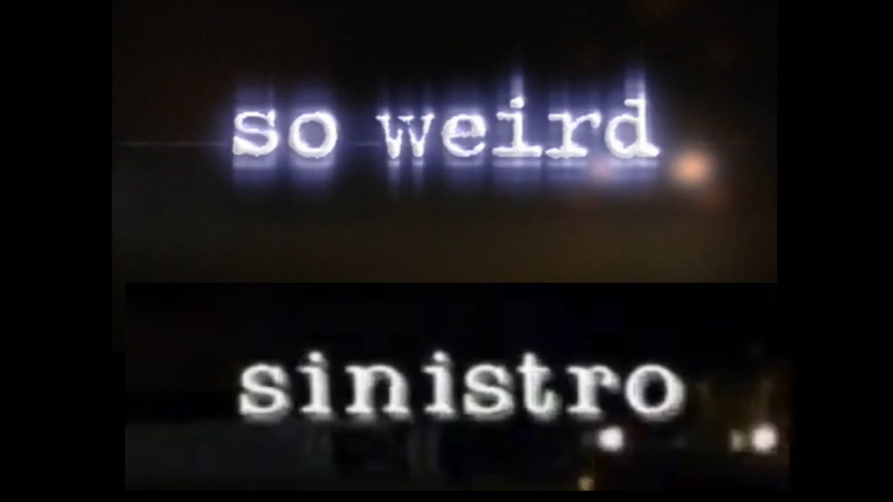 Abertura Sinistro / So Weird - 1ª Temporada - Disney + - YouTube